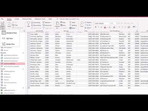 How to Create an Unbound Form with a List Box in Access - YouTube