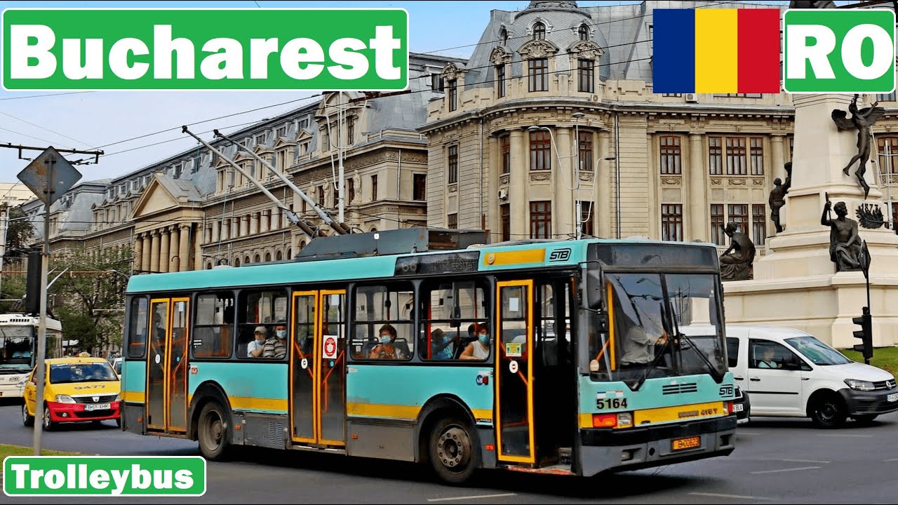 🇷🇴 BUCHAREST TROLLEYBUS/ Troleibuz din București 2020【4K】 - YouTube