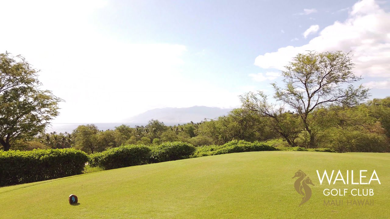 Wailea Golf Club - Gold Course 18 holes with shot tracer [4K] - YouTube