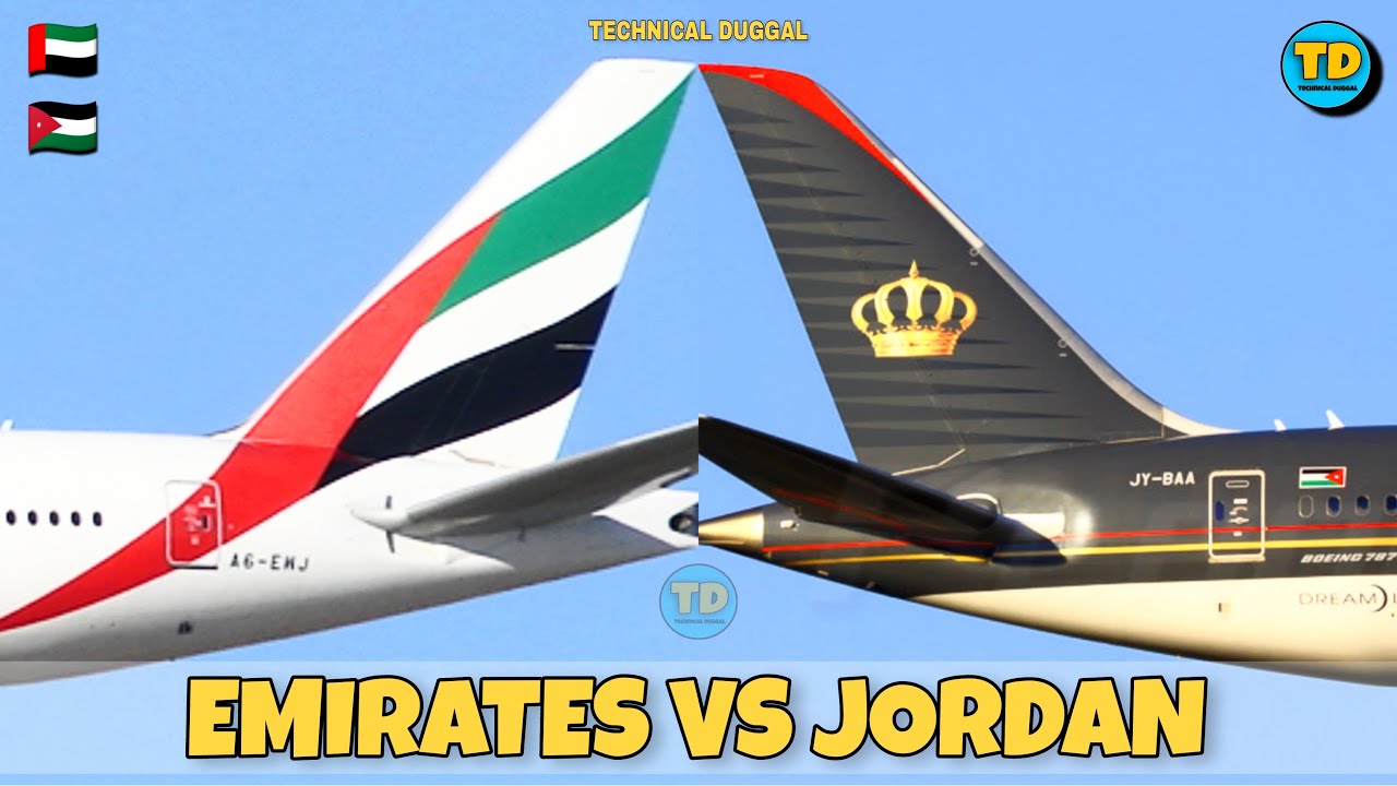 Emirates Vs Royal Jordanian Airlines Comparison 2022! 🇦🇪 Vs 🇯🇴 - YouTube