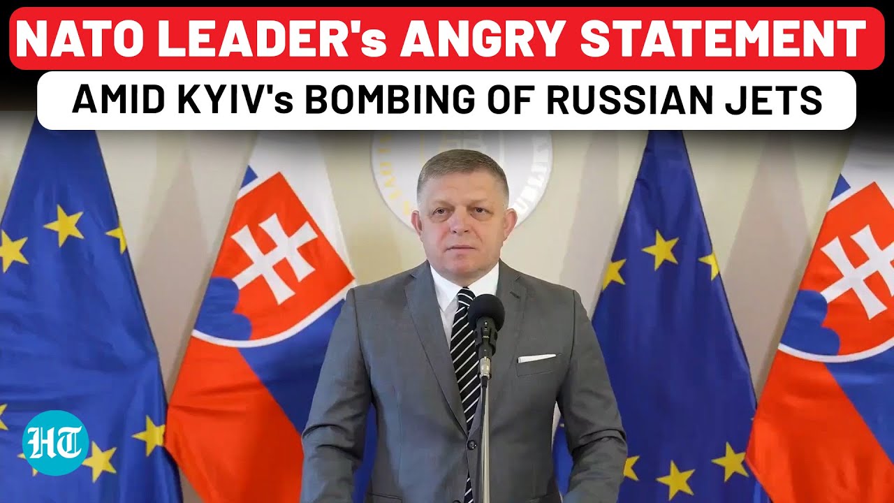 Angry NATO Leader Slams Ukraine Amid Bombing Of 40 Russian Jets; Fico ...