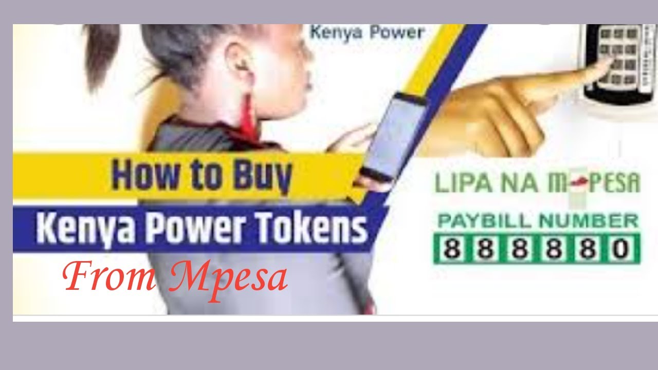 How to Buy KPLC TOKENS from MPESA - YouTube