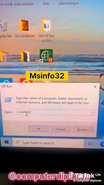 How to Check Computer Model (Msinfo32) Run Command - YouTube