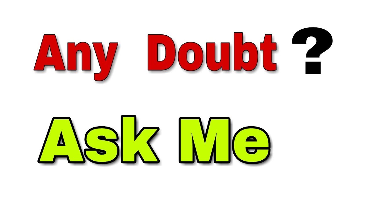 Any Academics Doubts ? Ask Me - YouTube