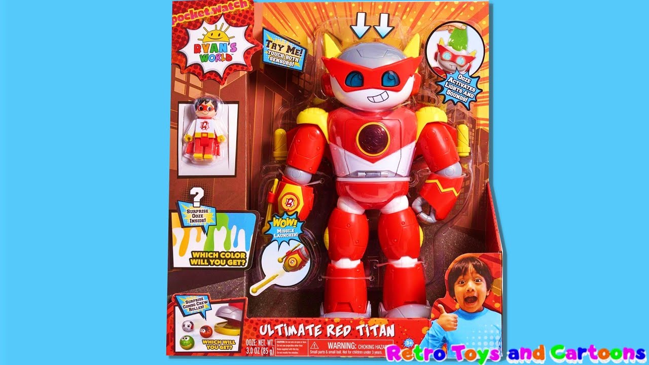Ryan's World Ultimate Red Titan Commercial Retro Toys and Cartoons ...