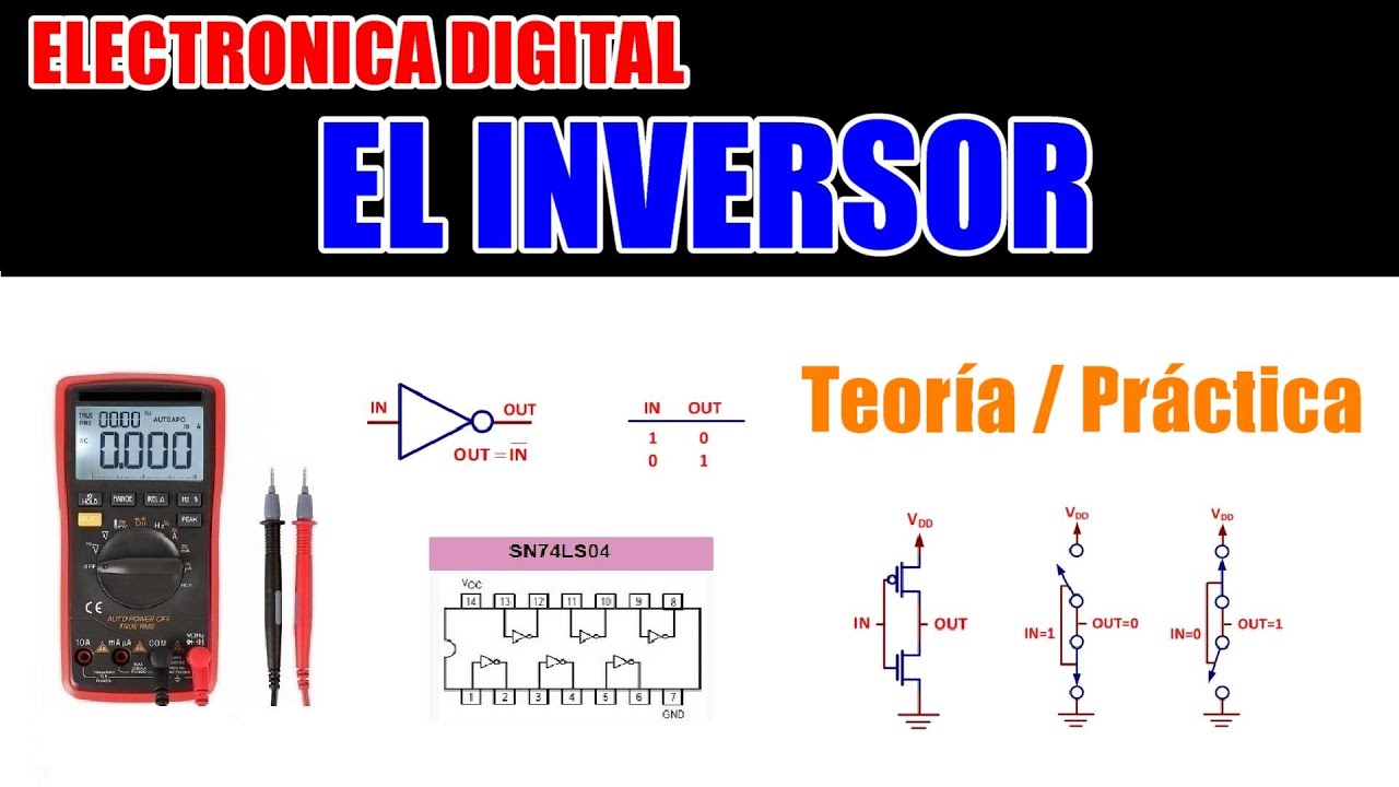 Lo que nunca te enseñaron del INVERSOR en ELECTRONICA DIGITAL con FULL ...