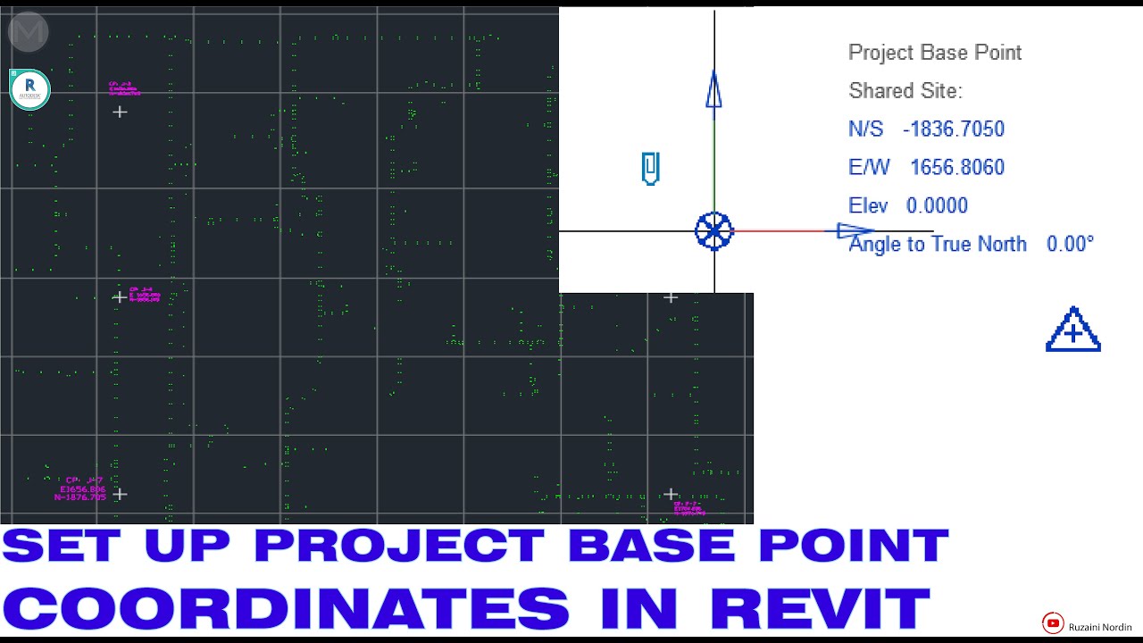 Set Up Project Base Point Coordinates In Revit Tutorial YouTube Set Up Project Base Point Coordinates In Revit Tutorial YouTube