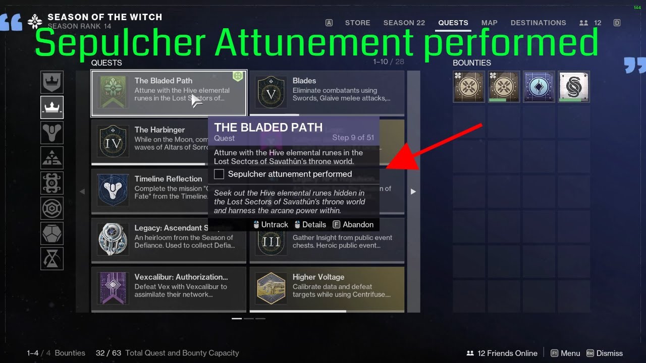 Destiny 2 - Attune with the Hive elemental runes in the Lost Sectors of ...