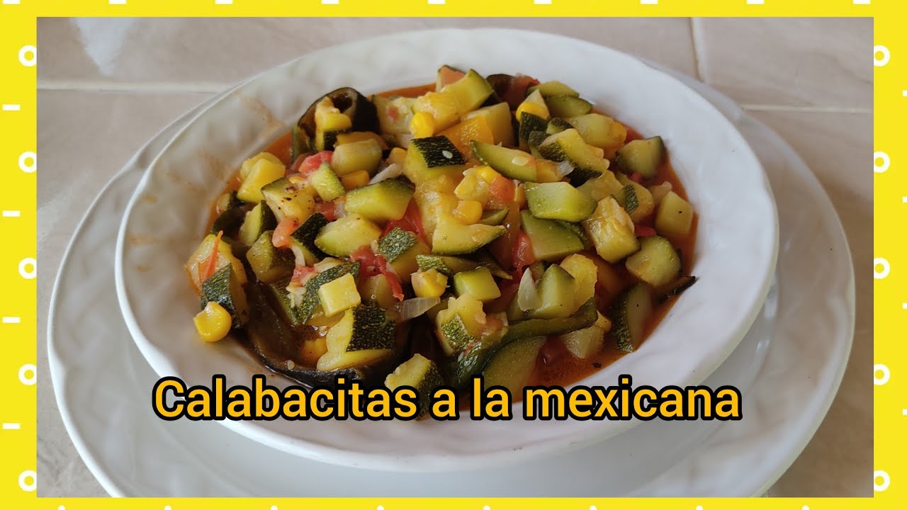prepara así las calabacitas deliciosas calabacitas a la mexicana # ...