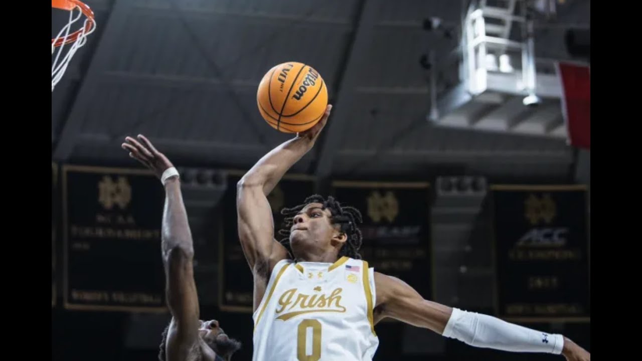 6'10 F Carey Booth - Notre Dame - YouTube