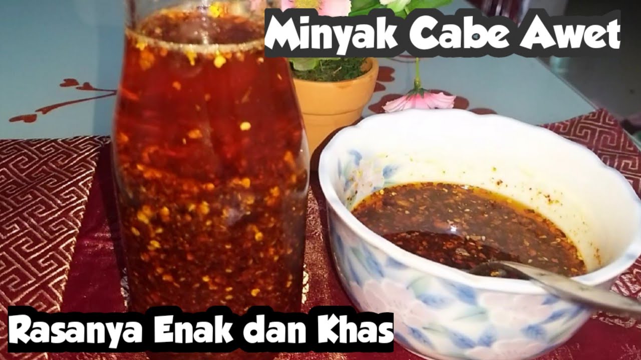 Cara Membuat Minyak Cabe- Chili Oil Recepi - YouTube