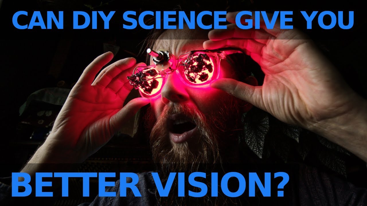Can I make my vision better with DIY red light glasses? - YouTube