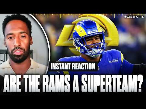 Former NFL player believes the Rams are a SUPERTEAM after Aaron Donald's return 👀