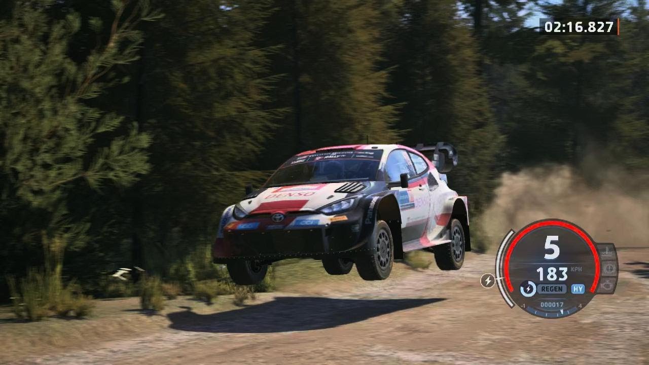 EA SPORTS WRC_Toyota big jump - YouTube