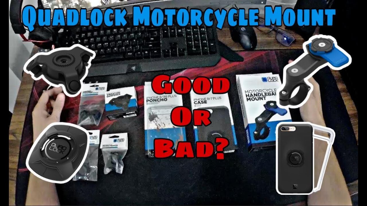 Quadlock Motorcycle Handlebar Mount Review | Kawasaki Z900 | Pinoy in ...