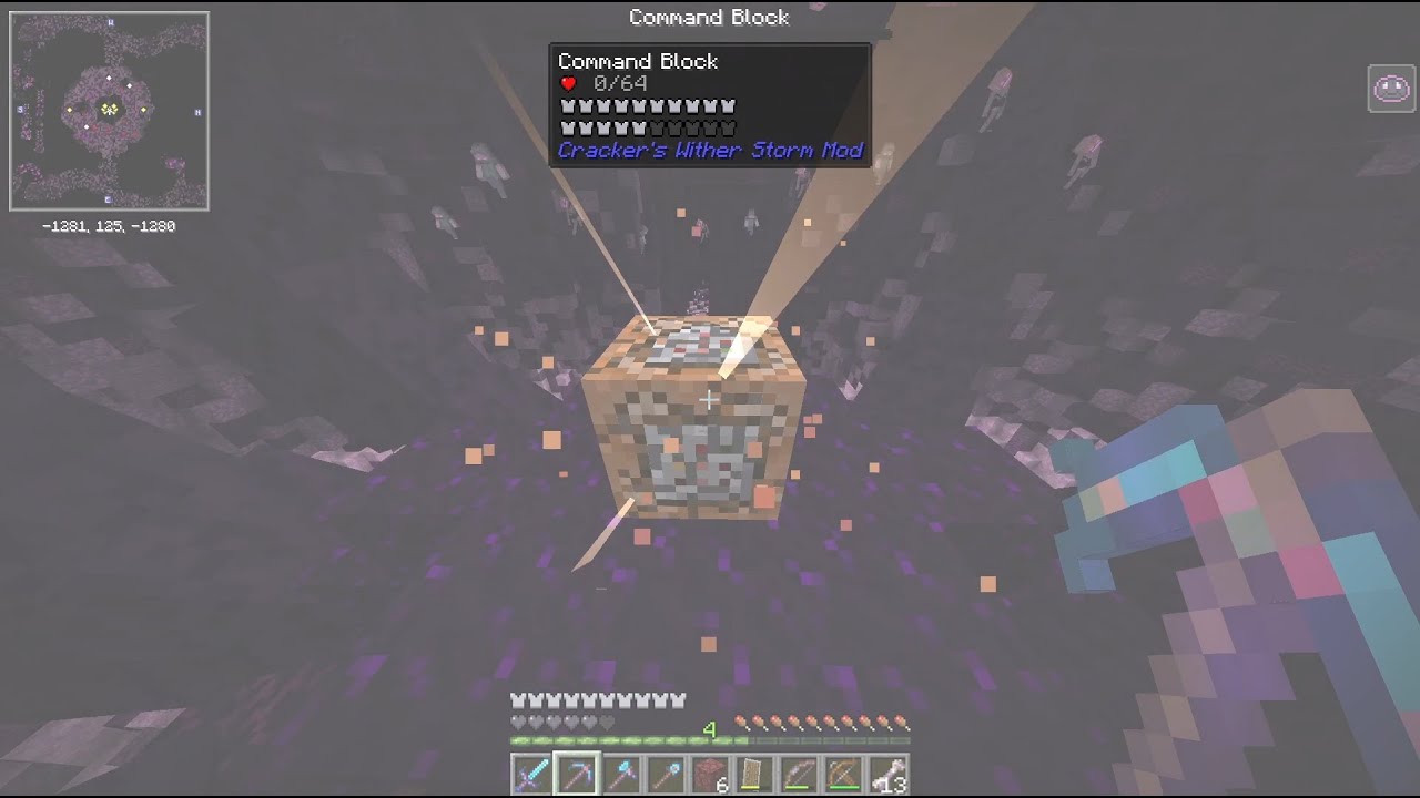 We killed the Wither Storm in Minecraft and made a Withered Nether Star ...