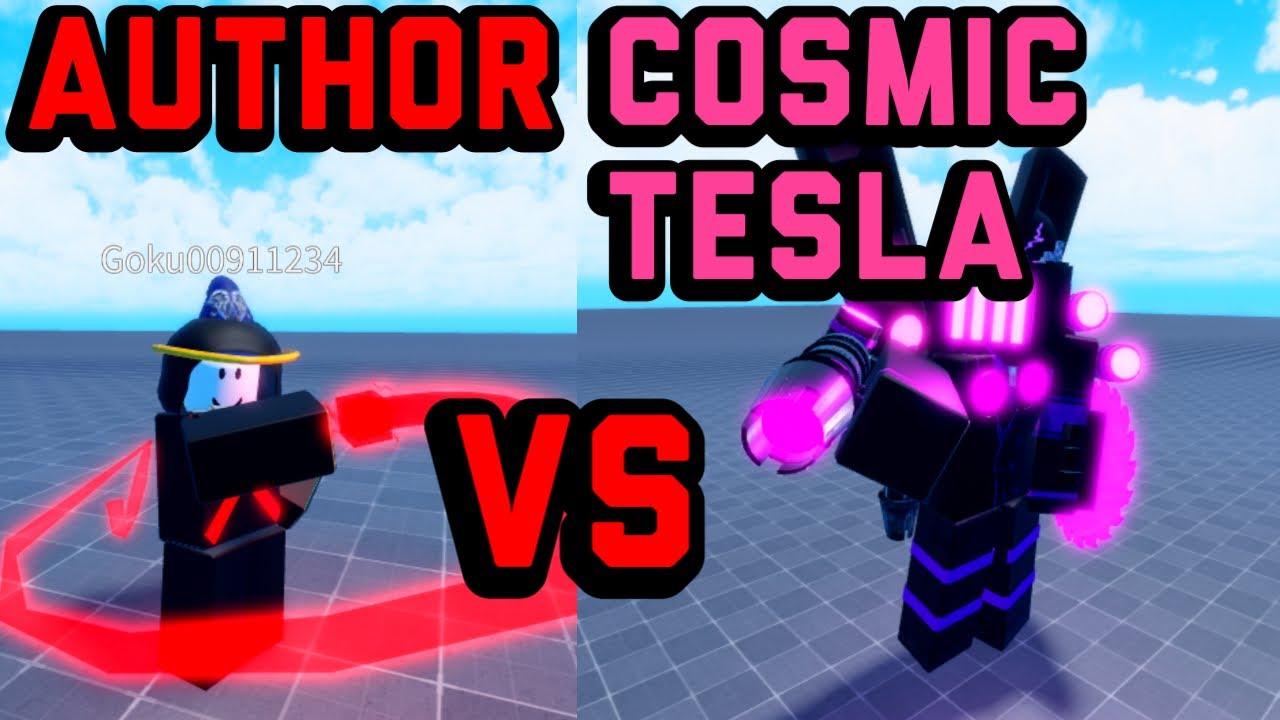 Author vs cosmic Tesla who will win!? super box siege defense - YouTube