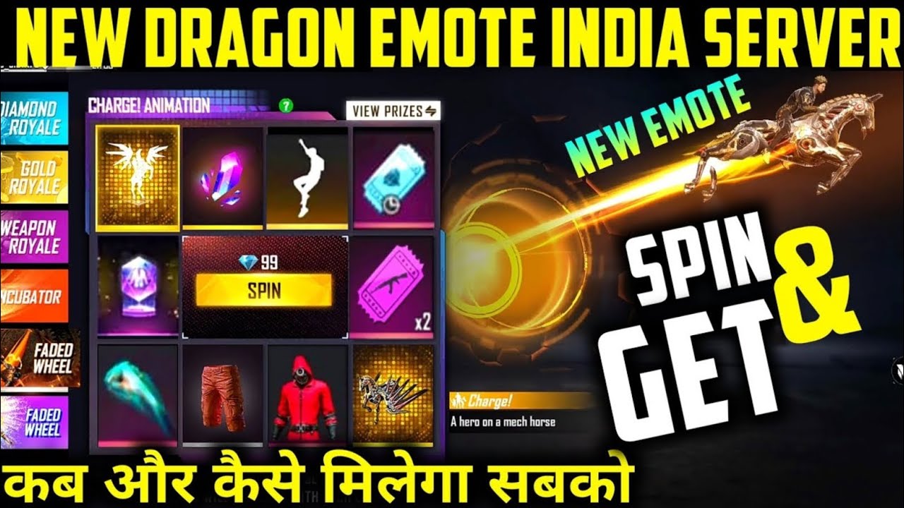 Tonight Update + New Dragon Swipe Emote In Free Fire 🔥| - YouTube