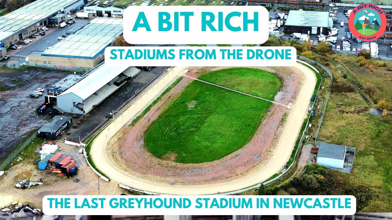 THE ONLY DOG TRACK LEFT IN NEWCASTLE - DRONE FOOTAGE - YouTube