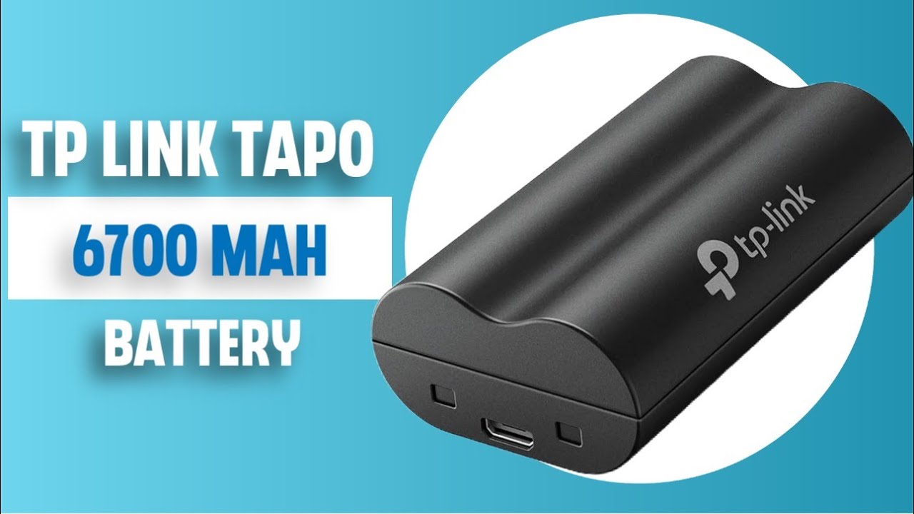Tapo TP Link Battery Unboxing - YouTube