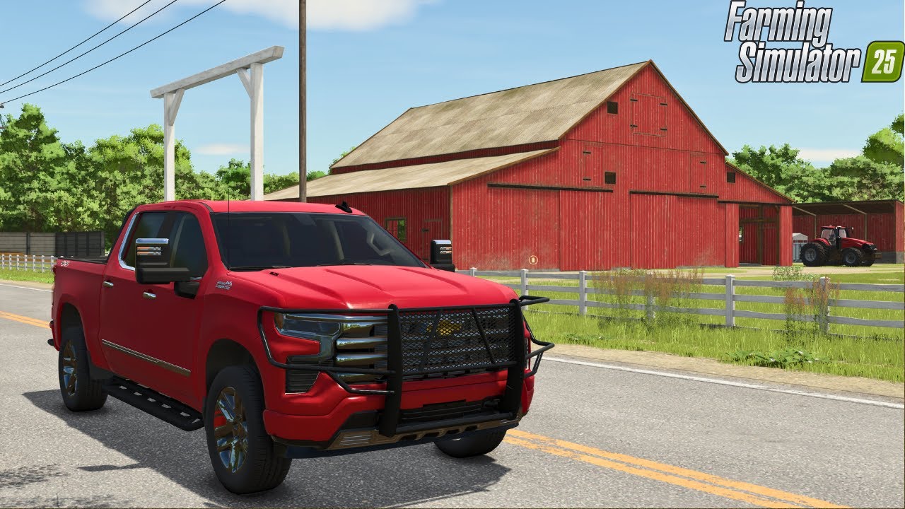 🔴LIVE: CHEVY SILVERADO 1500 IS FINALLY OUT!! | Farming Simulator 25 ...