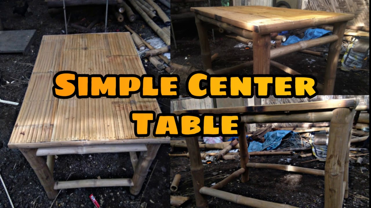 How to make simple Center Table👍 - YouTube