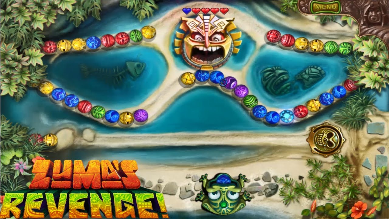 Zuma's Revenge Heroic Frog Zone 4 - YouTube