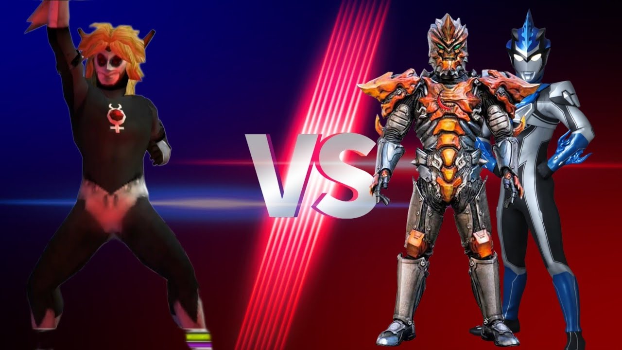 Alien magma VS Ultraman blue aqua VS Juggler #ウルトラマンゼノン #gaming #ウルトラマン ...