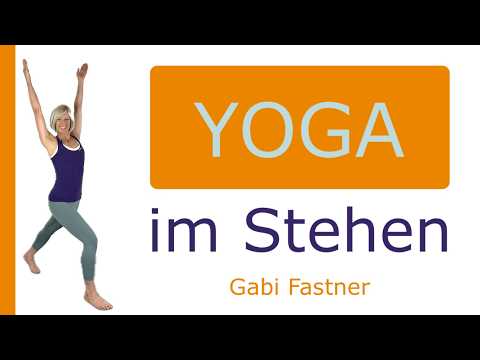 🍊 21 min. Yoga im Stehen | Kraft, Beweglichkeit und Aufrichtung, Gymnastik ohne Geräte