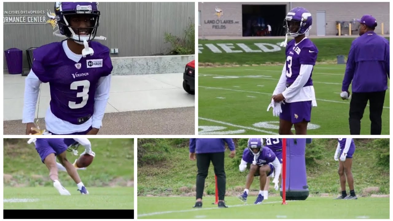 Jordan Addison Vikings Rookie Minicamp (Full Highlights) - YouTube