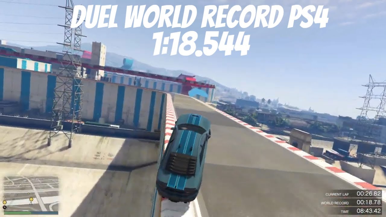 GTA Online - Duel WR (PS4) - 1:18.544 - YouTube
