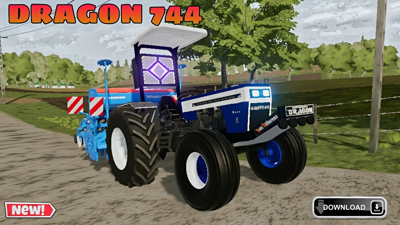 FS 20 SWARAJ 744 DRAGON FULLY MODIFIED ALL INDIAN TRACTORS ALL MODIFIED ...