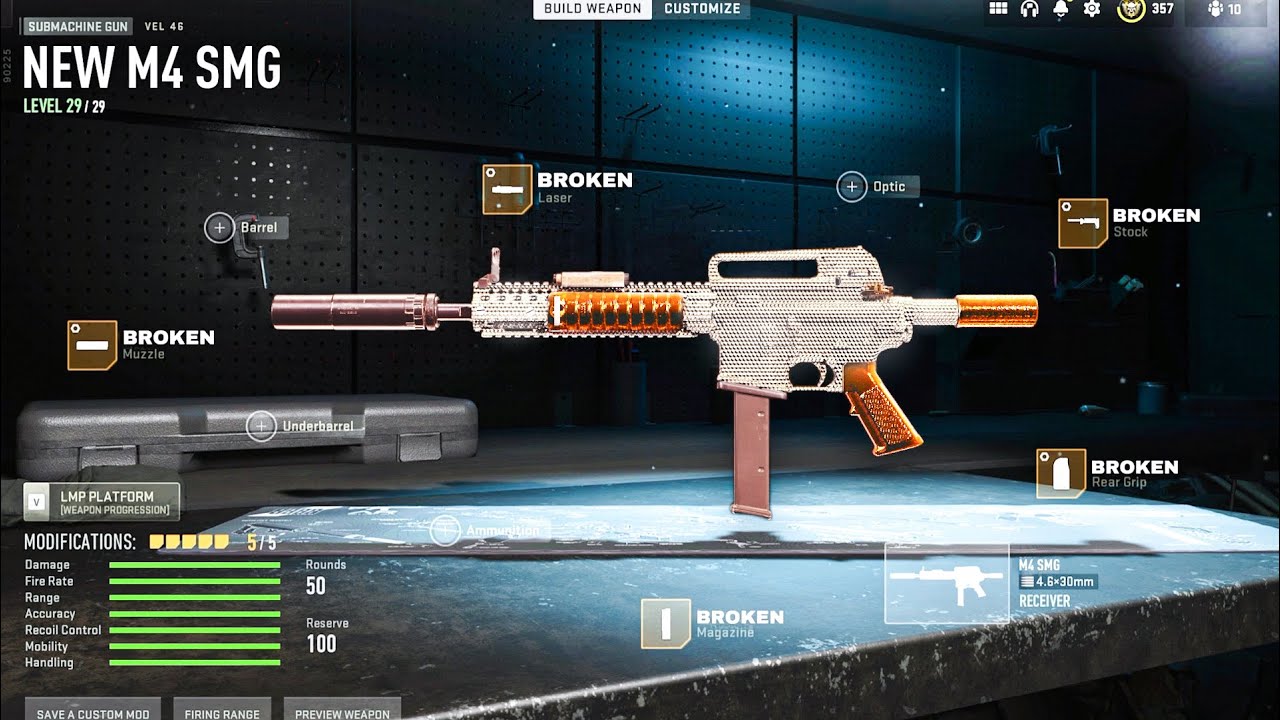 the SECRET M4 SMG in Warzone! 😳 (BROKEN) - YouTube