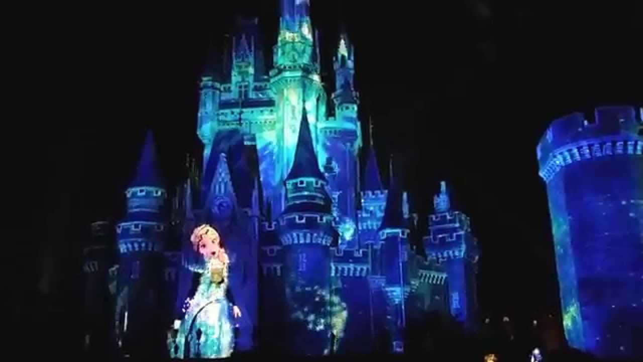 Disney Land Tokyo - Projection Mapping - Frozen - YouTube