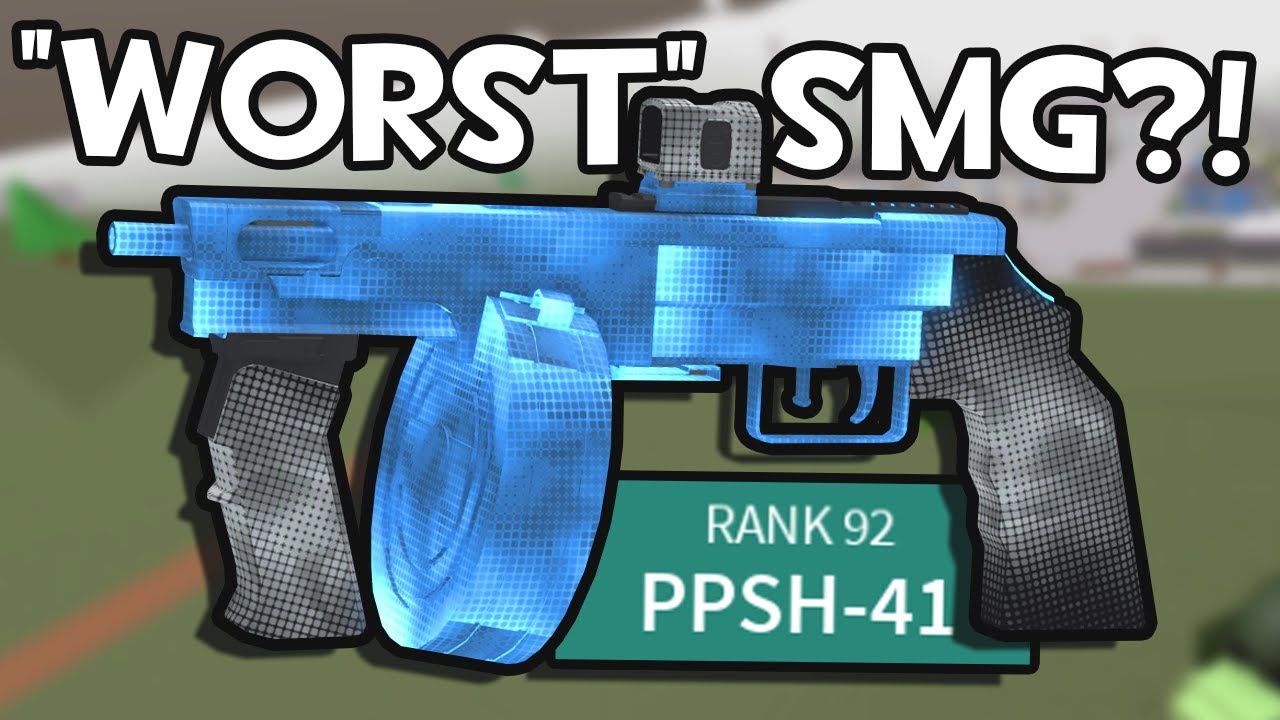 THE "WORST" SMG IN PHANTOM FORCES? (not) - YouTube