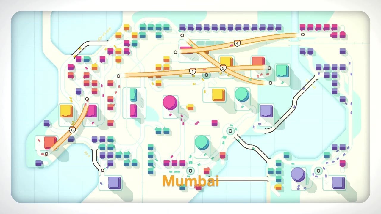 Memorizing Layouts Is Key To Success - Mini Motorways [24] - YouTube