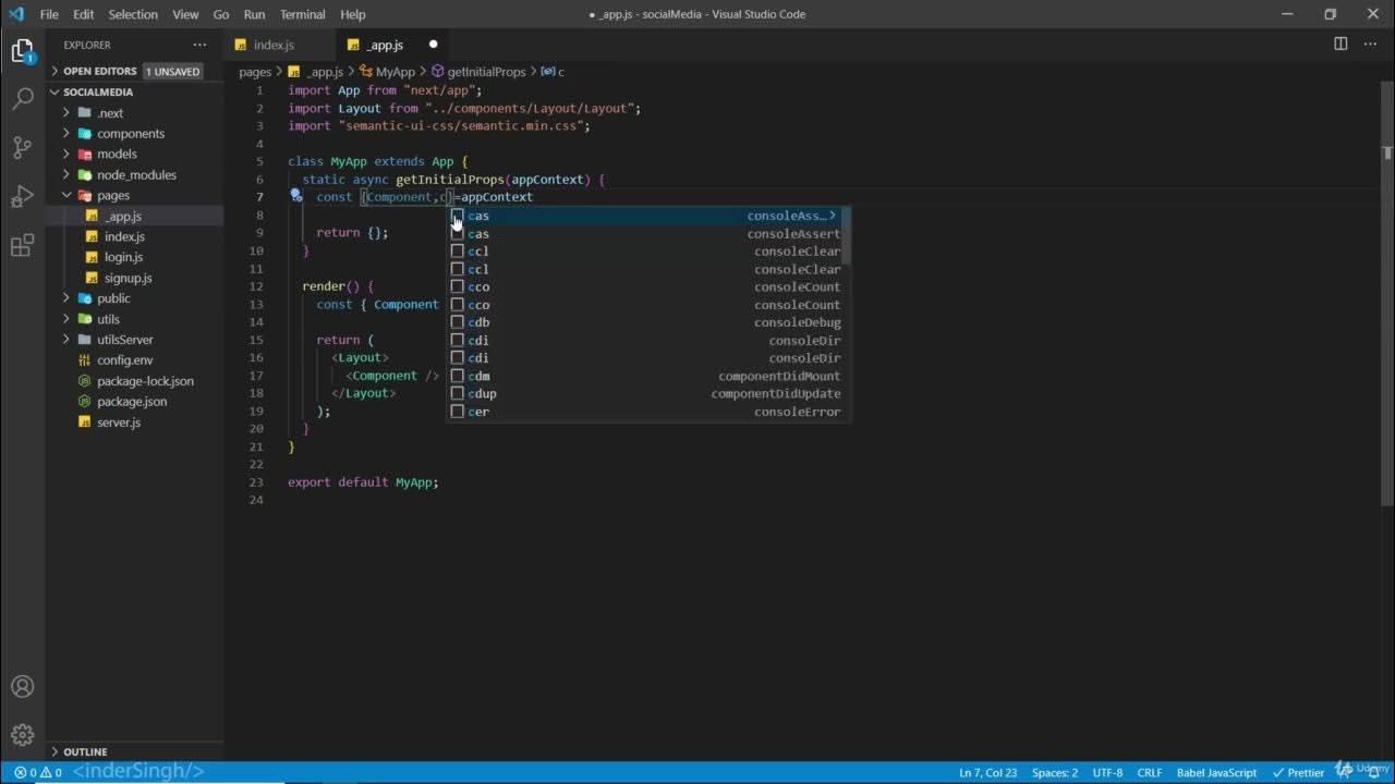 16 How getInitialProps works - YouTube