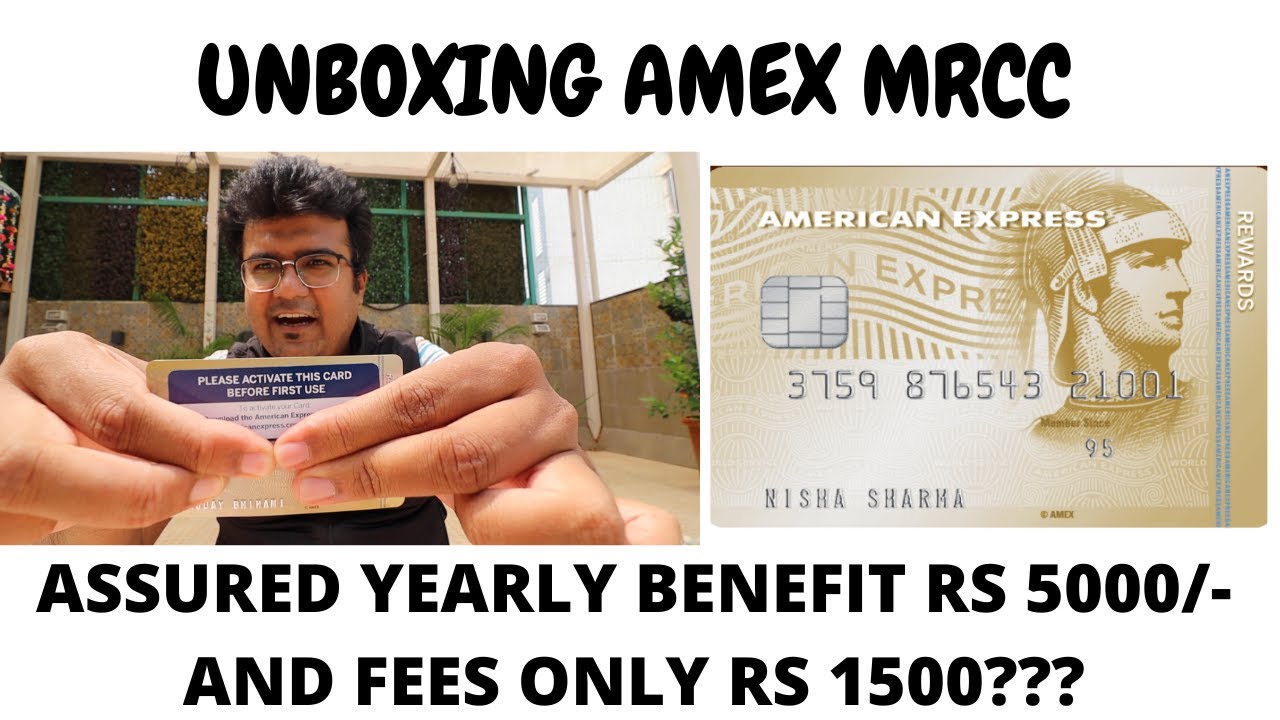 Unboxing AMERICAN EXPRESS MRCC Credit Card | Amex Membership Rewards ...