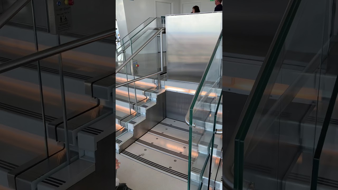 Sesame Access Vertically Retracting ADA Stair Lift at the Seattle Space ...