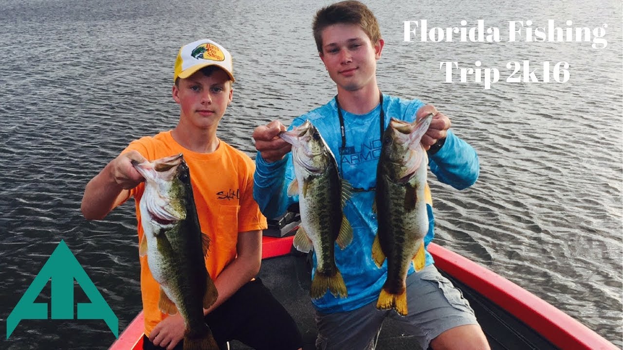 Florida BASS Fishing Crooked Lake 2k16 - YouTube