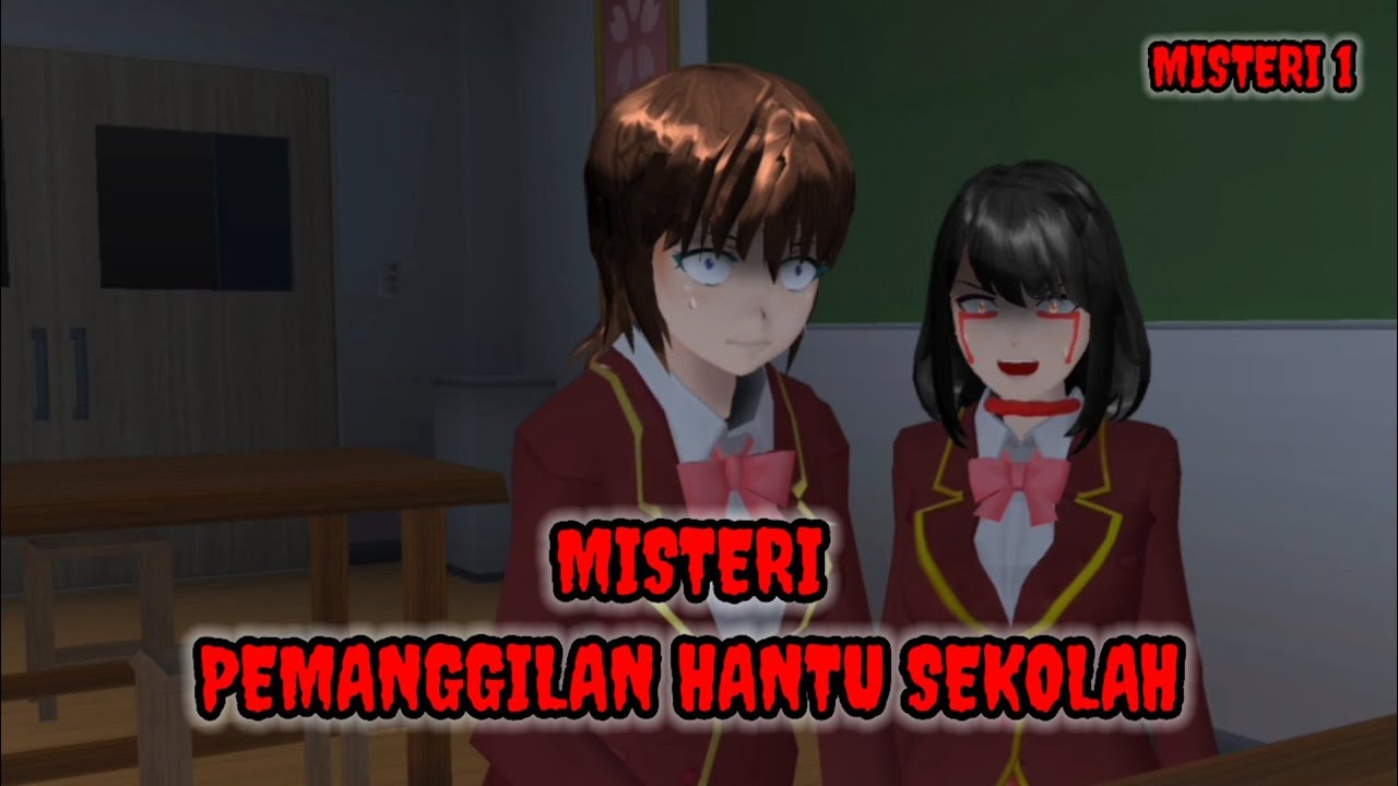 pemangilan hantu sekolah || horror movie sakura school simulator - YouTube