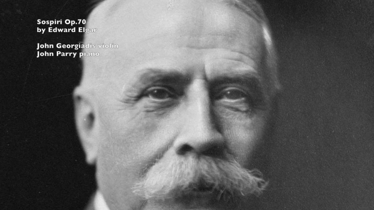 Elgar's Sospiri Op.70 (1914) - John Georgiadis violin - YouTube