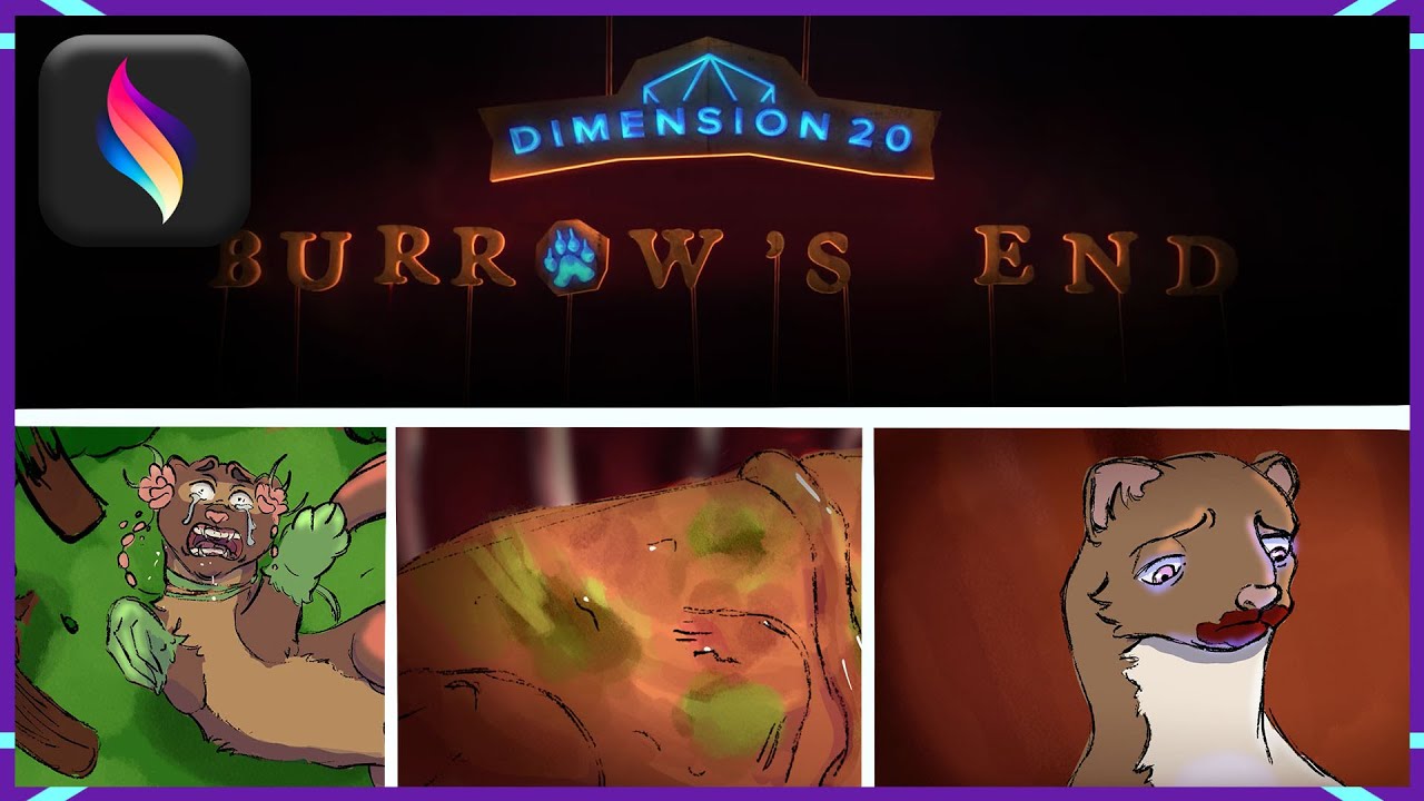 Burrows End Procreate Dreams Fan Animation - YouTube