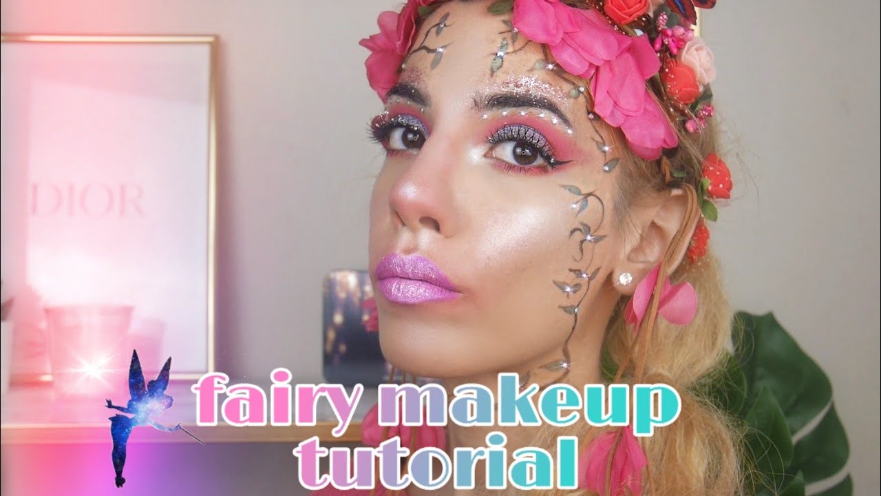 Αποκριάτικο μακιγιάζ #3 : Νεράιδα | Fairy makeup tutorial - YouTube