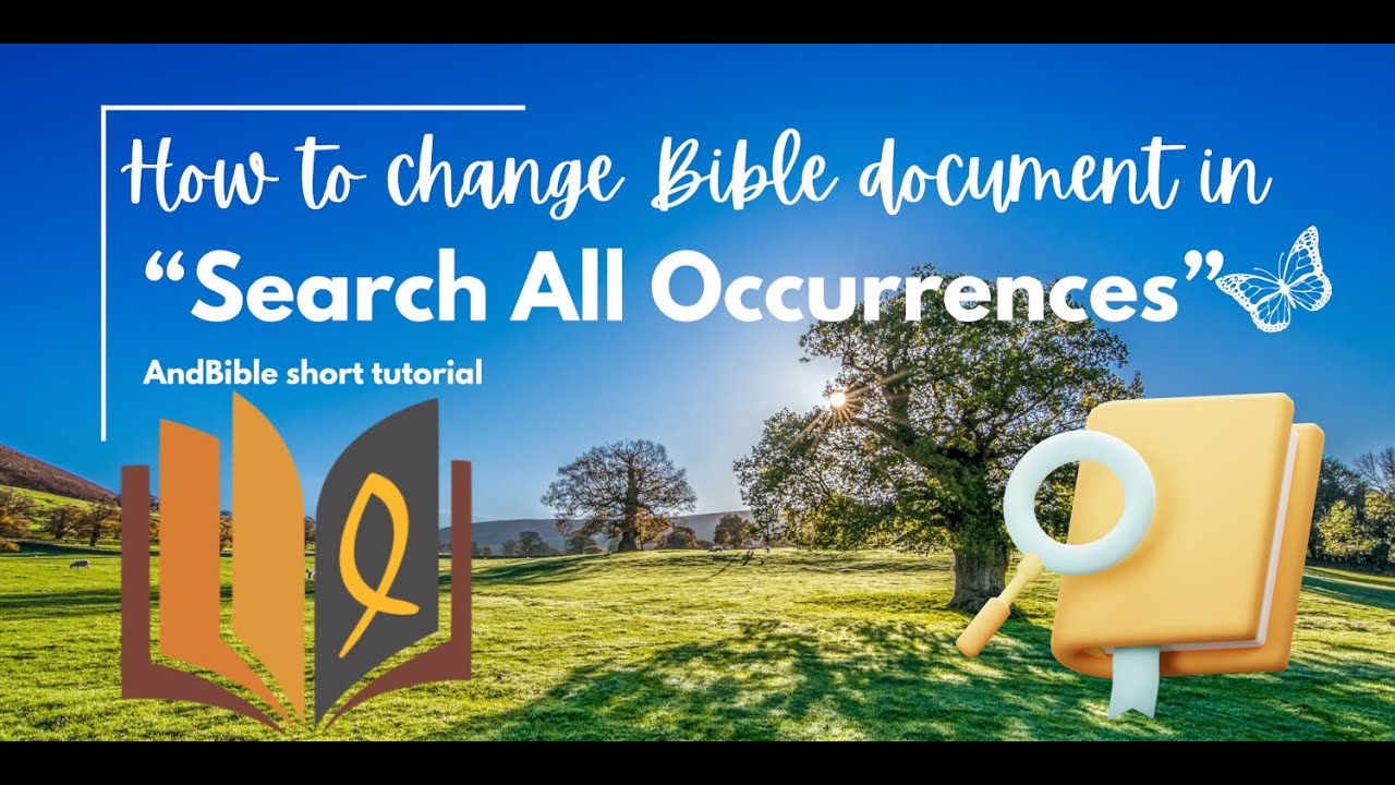Strongs / "Search all Occurrences": How to change Bible Document? - YouTube