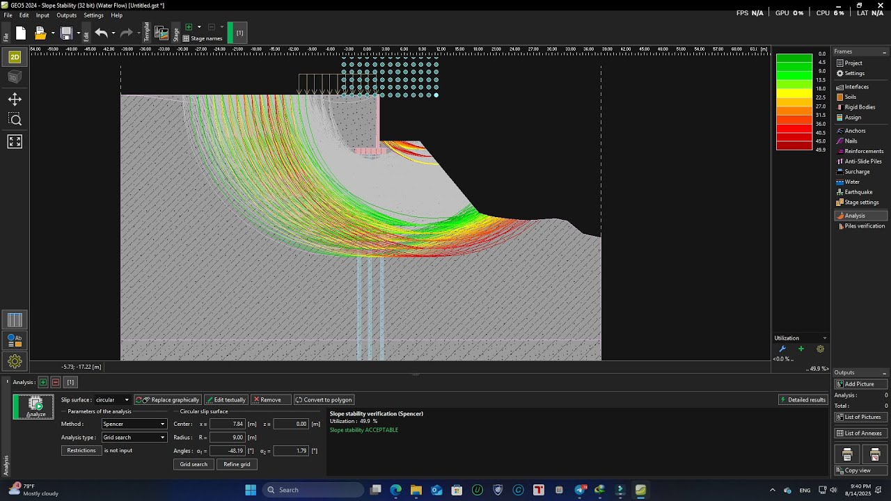 Slope stability in GEO5 - YouTube