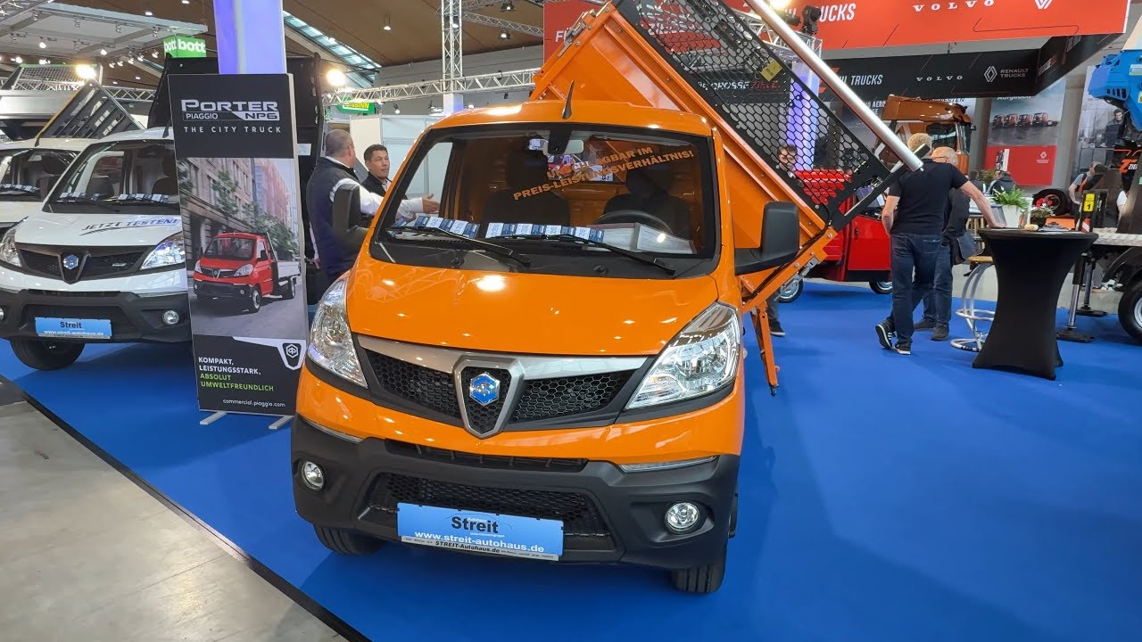 Piaggio Porter 3-Seats Kipper Truck (2026) | Interior & Exterior ...