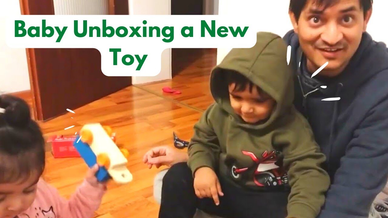 Baby Unboxing and Playing with New Toy ️👌 :) - YouTube
