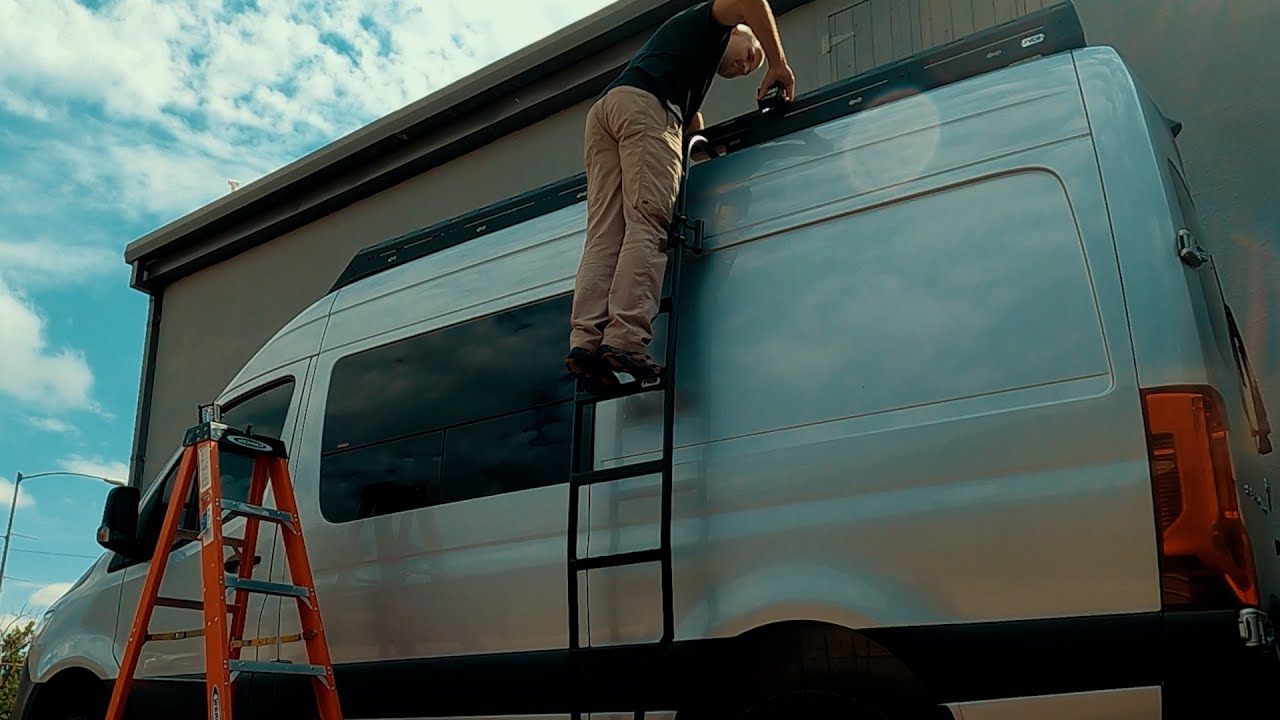 Nilight Lightbar & Spot Lights Installation // Sprinter Van Build - YouTube