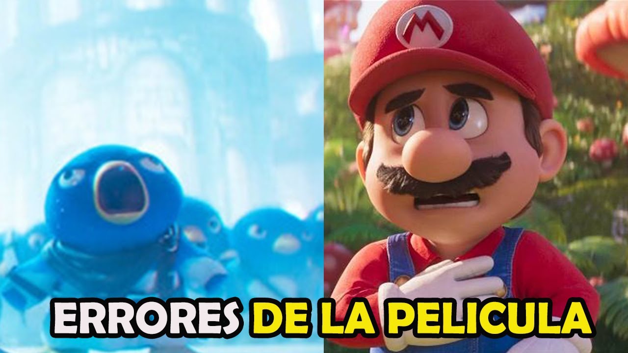 ERRORES que no te diste cuenta de la PELICULA de SUPER MARIO BROS - YouTube